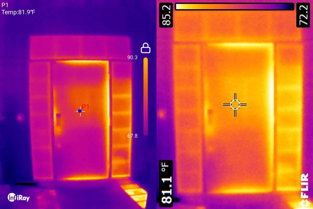 InfiRay P2 Pro: A home inspector's review of a new smartphone infrared ...